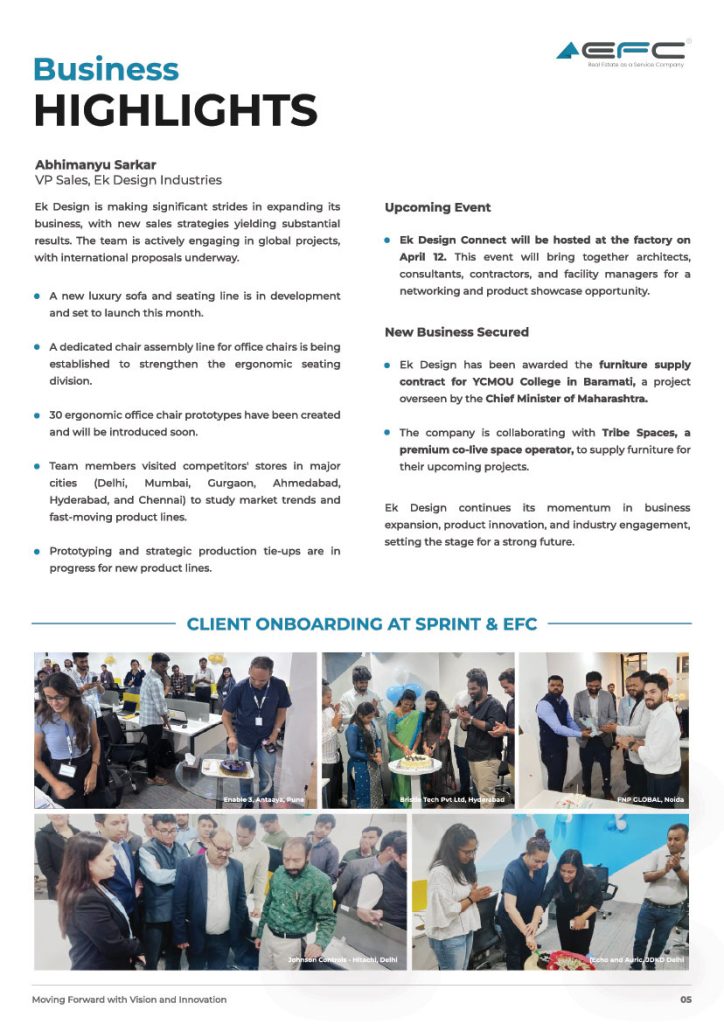 Newsletter Edition 2 - EFC India