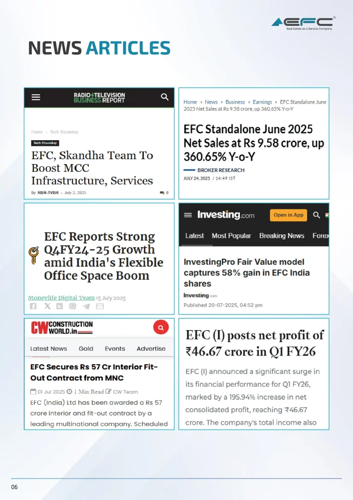 Newsletter Edition 8 - EFC India