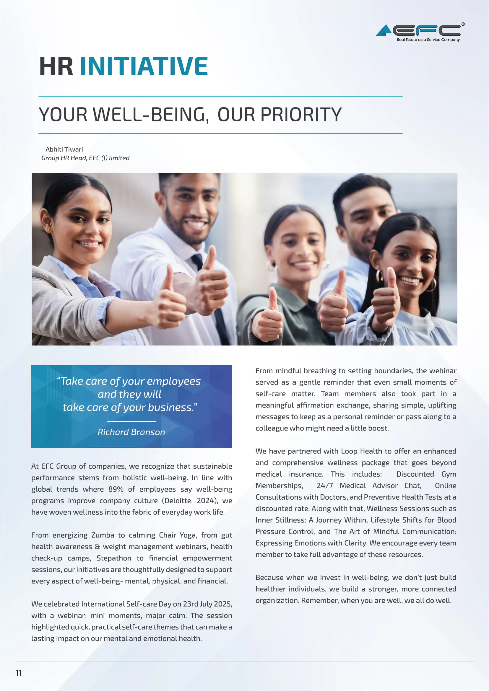 Newsletter Edition 6 - EFC India
